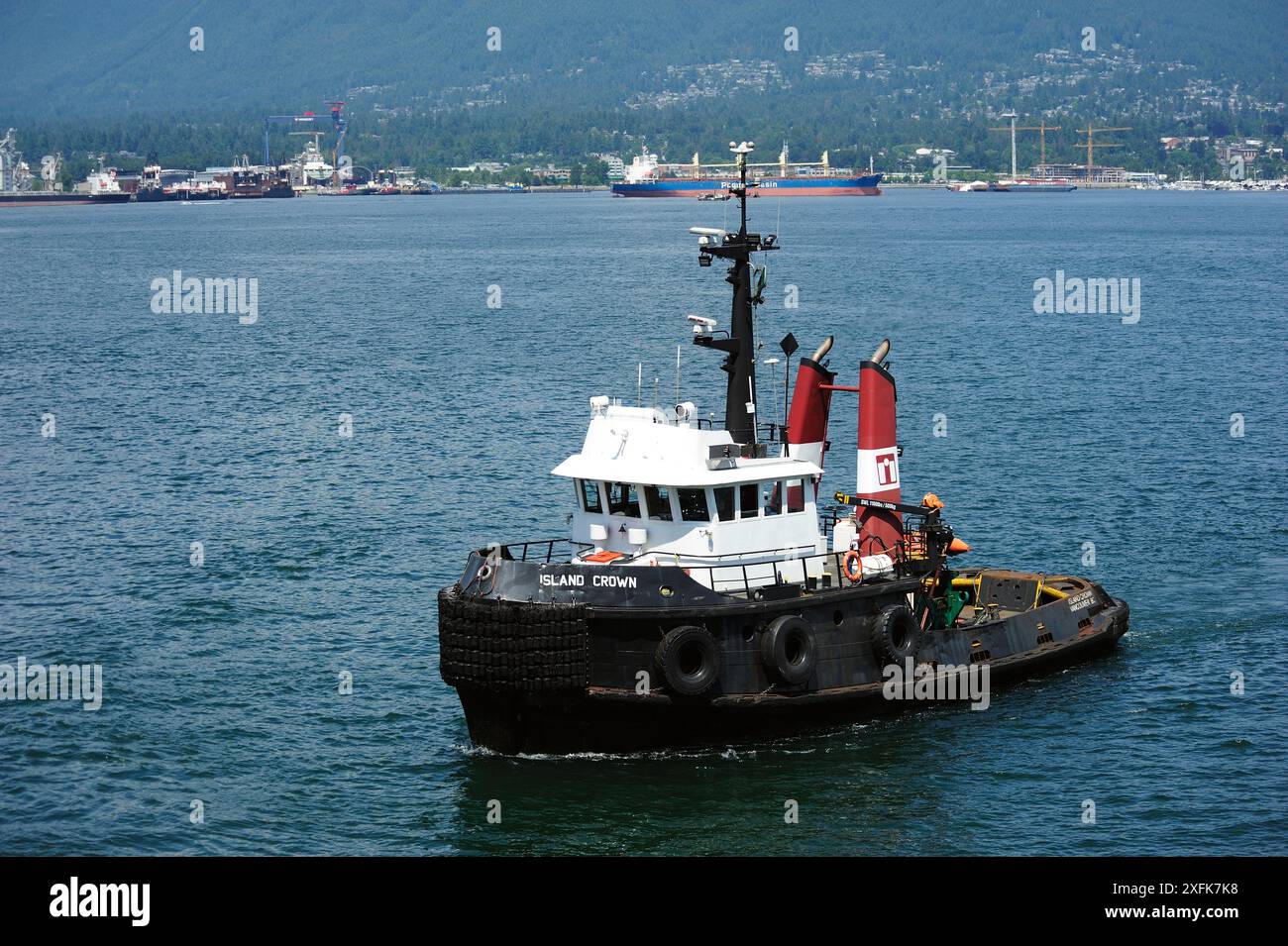 Vancouver, Canada - 23rd June 2024:Island Crown tug boat in the harbour Stock Photo - Alamy