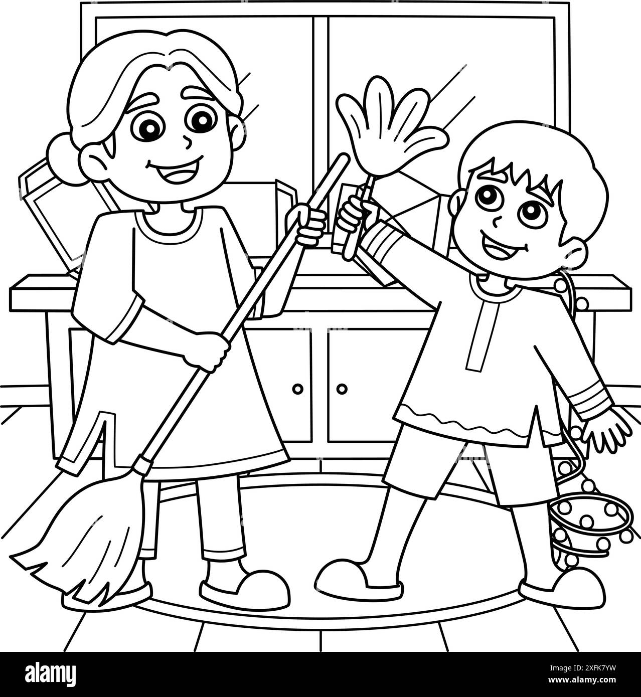 House Work Coloring Pages [2025]