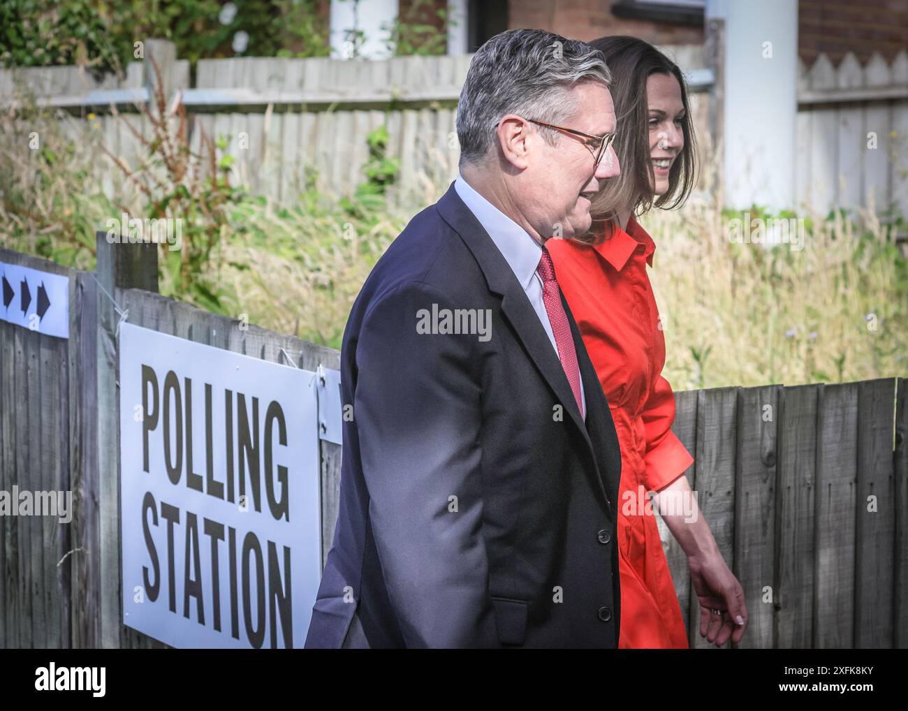 London, UK. 04th July, 2024. Sir Keir Starmer, Leader of the Labour Party, widely expected to ...