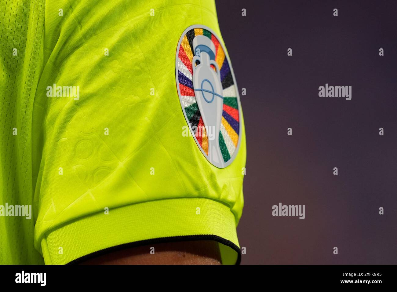 Gelsenkirchen, Germany. 04th July, 2024. Logo Uefa Euro Cup during the ...