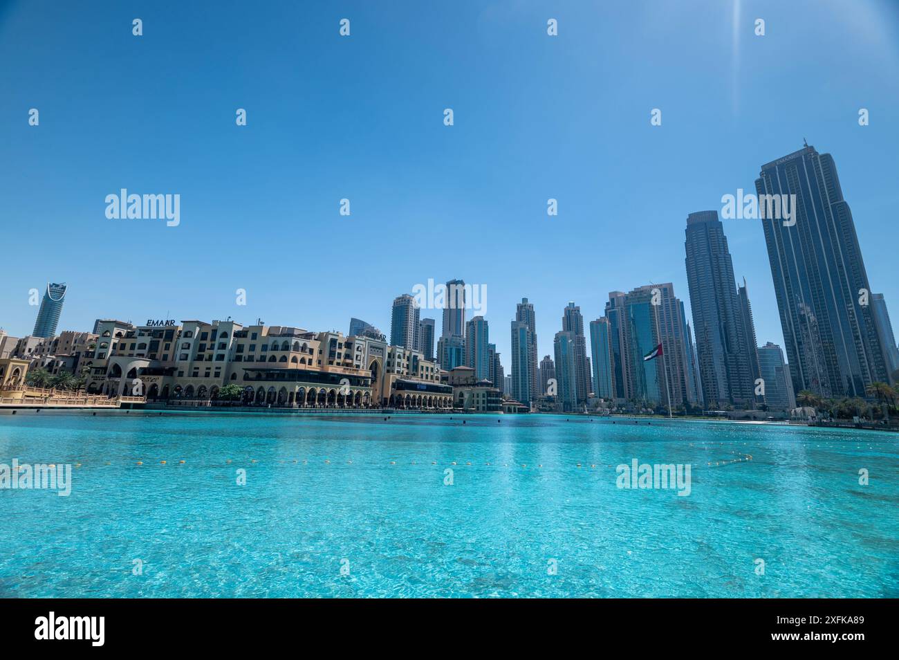 Downtown Dubai’s central district in the United Arab Emirates (UAE) is ...