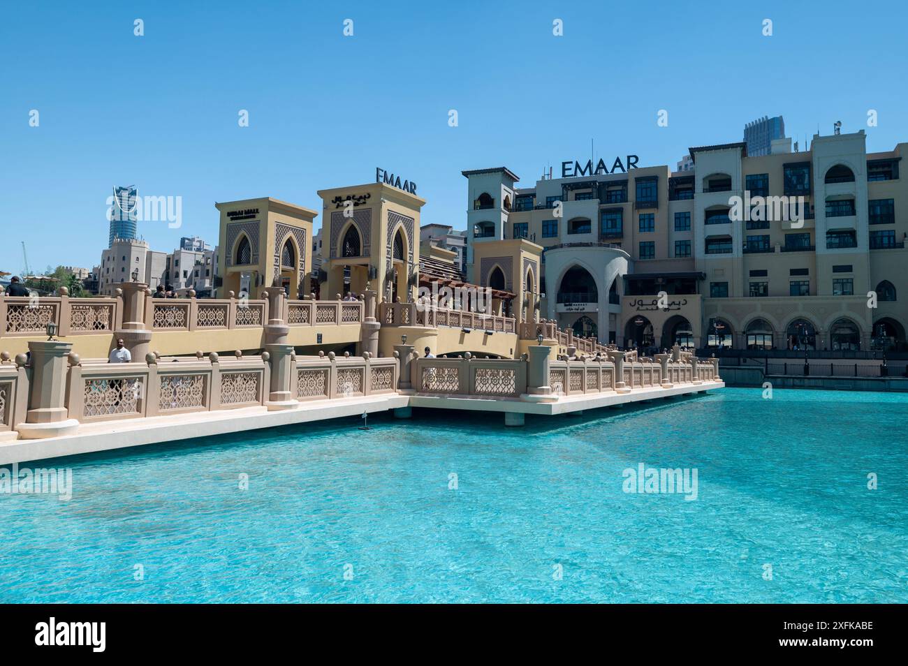 Downtown Dubai’s central district in the United Arab Emirates (UAE) is ...