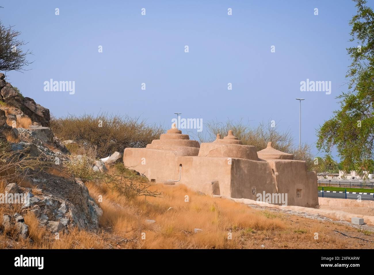 Popular touristic place in North Emirates, Al Bidyah Mosque or Badiyah ...