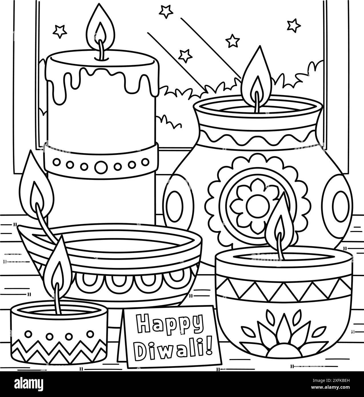 Deepavali festival of lights Black and White Stock Photos & Images - Alamy