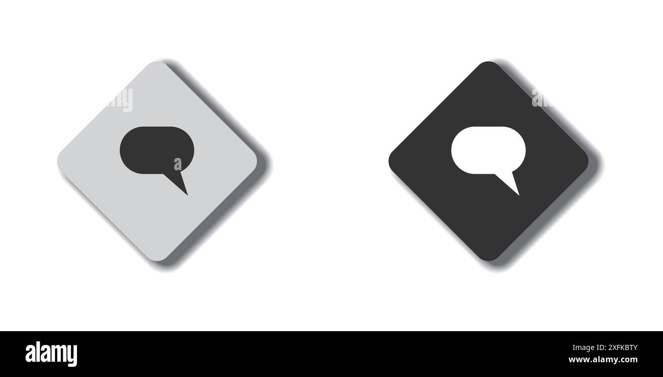 Talk bubble speech icon. Comment icon. Dialog symbol. Speech Bubble ...