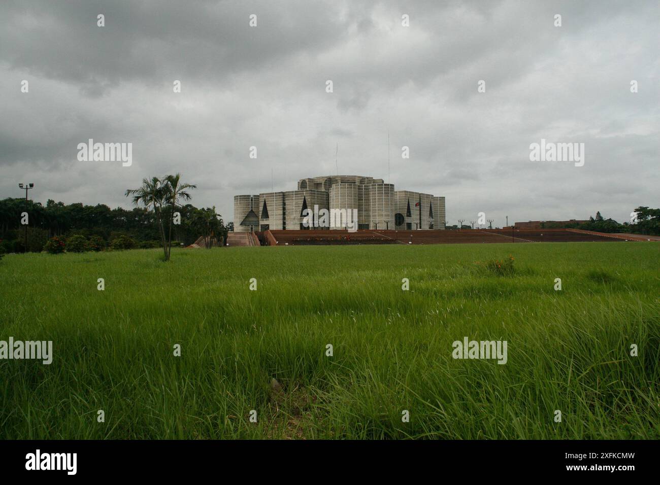 The Sangsad Bhavan or the Parliament House of Bangladesh is located at ...