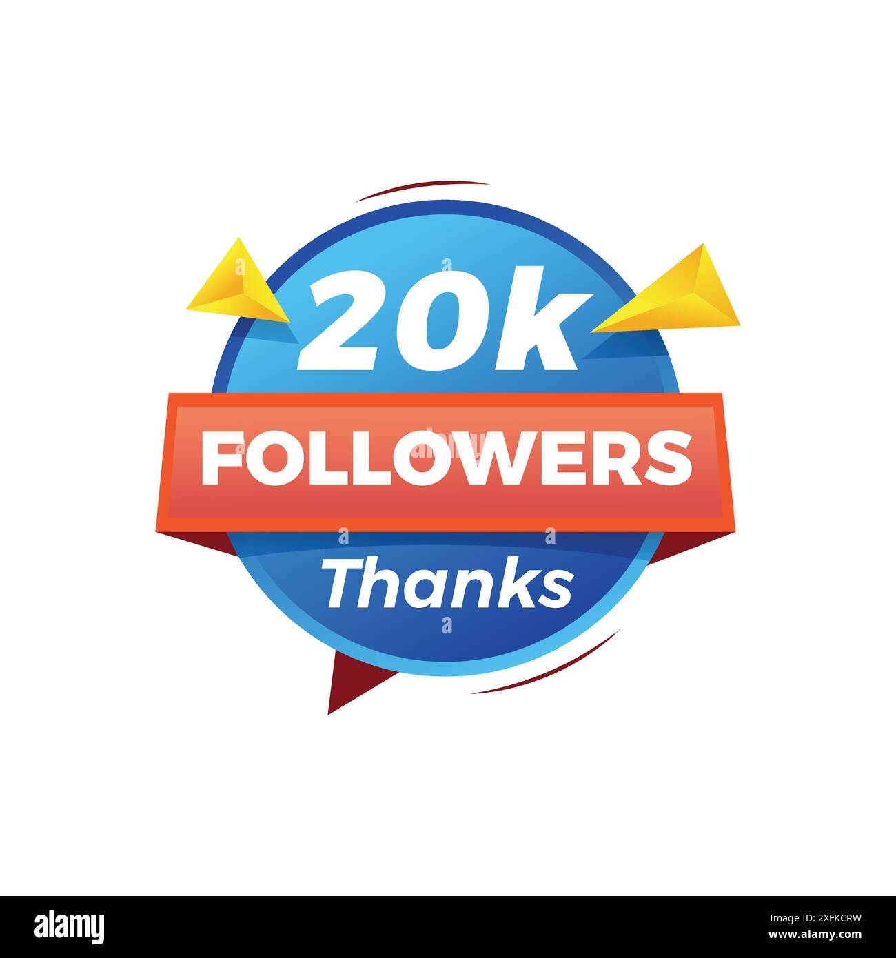 20k followers Cut Out Stock Images & Pictures - Alamy