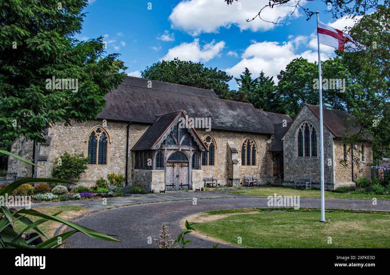 The Parish Church of Holy Trinity, Lamorbey, Sidcup Stock Photo - Alamy