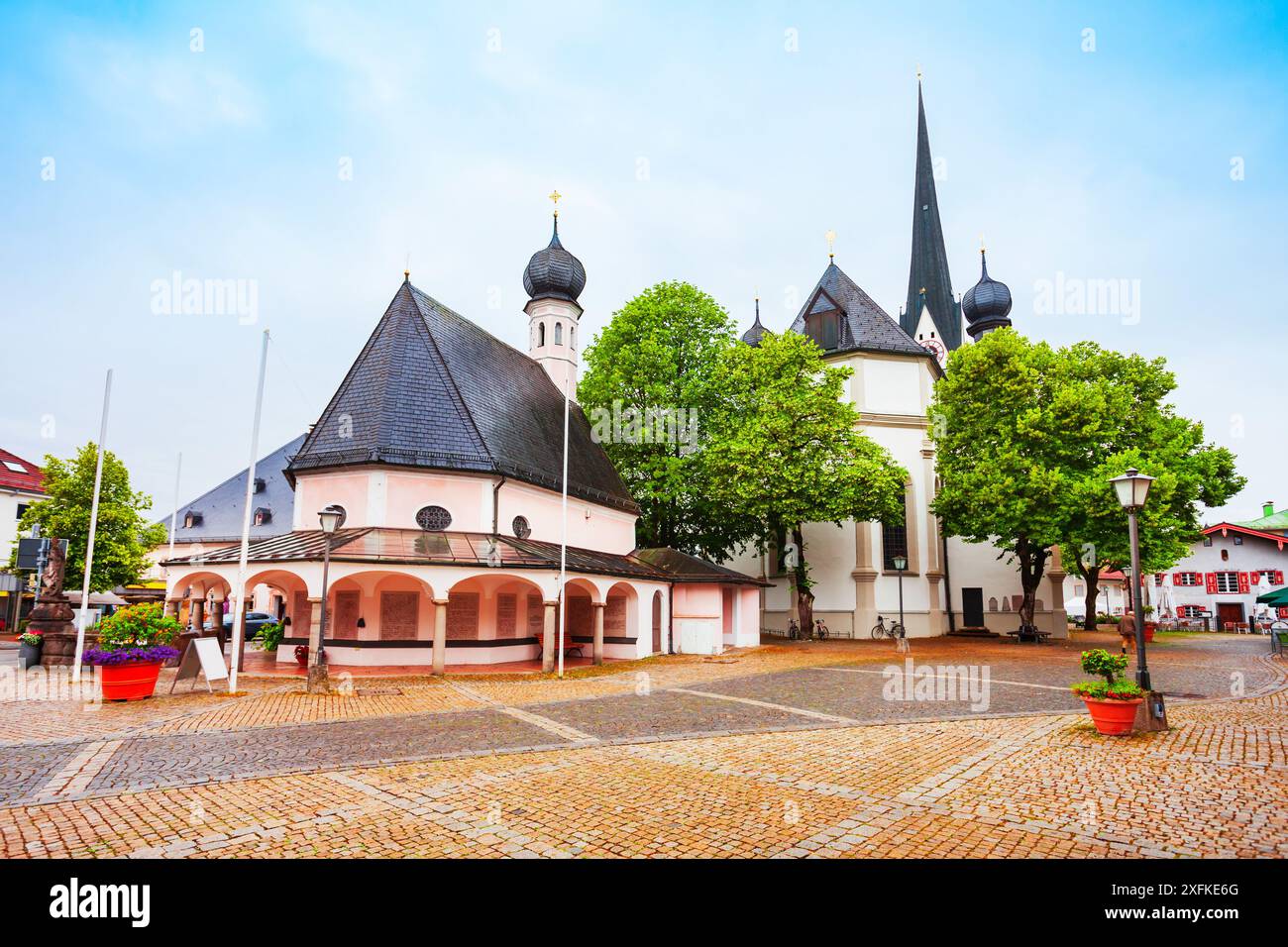 The Church of the Assumption or Maria Himmelfahrt Kirche is the Roman ...