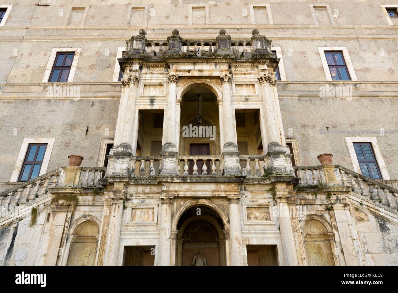 Villa d'Este, Tivoli, Italy. The double loggia provided access to the ...