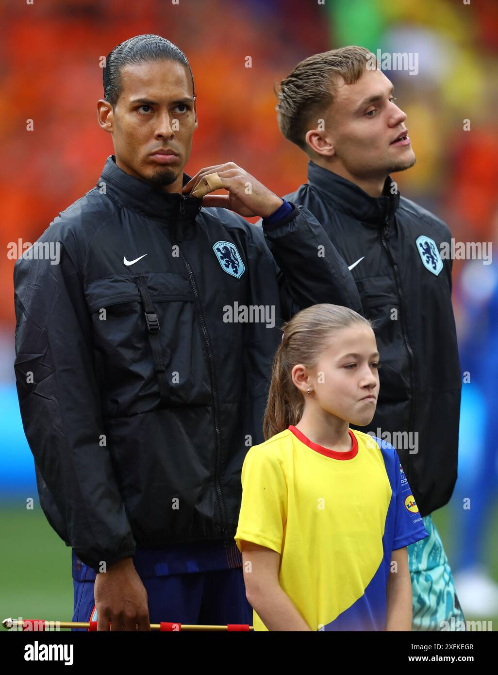 Munich, Germany. 02nd July, 2024. Virgil Van Dijk of Netherlands in the ...