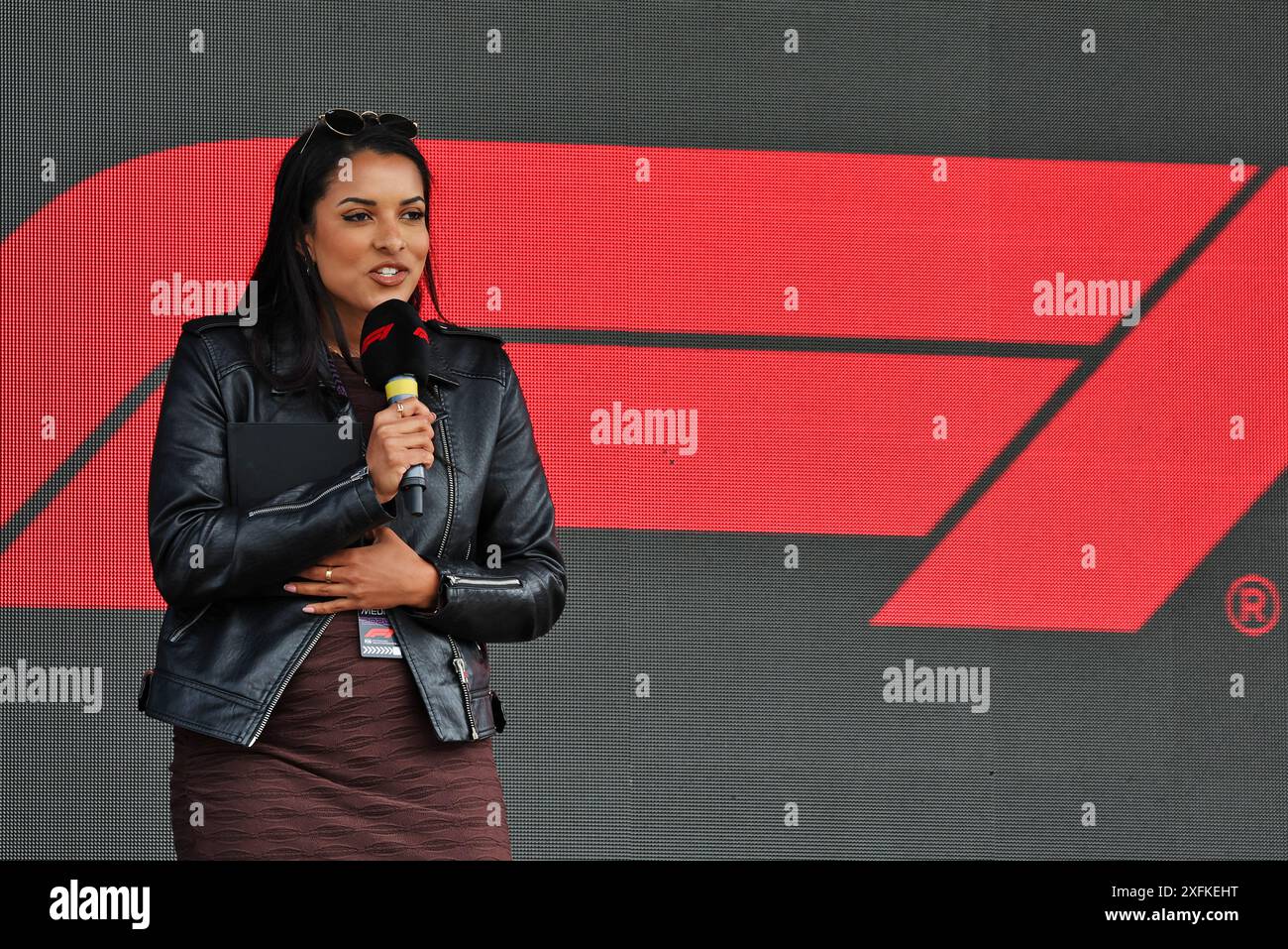 Silverstone, UK. 04th July, 2024. F1 Stage Presenter. Formula 1 World ...