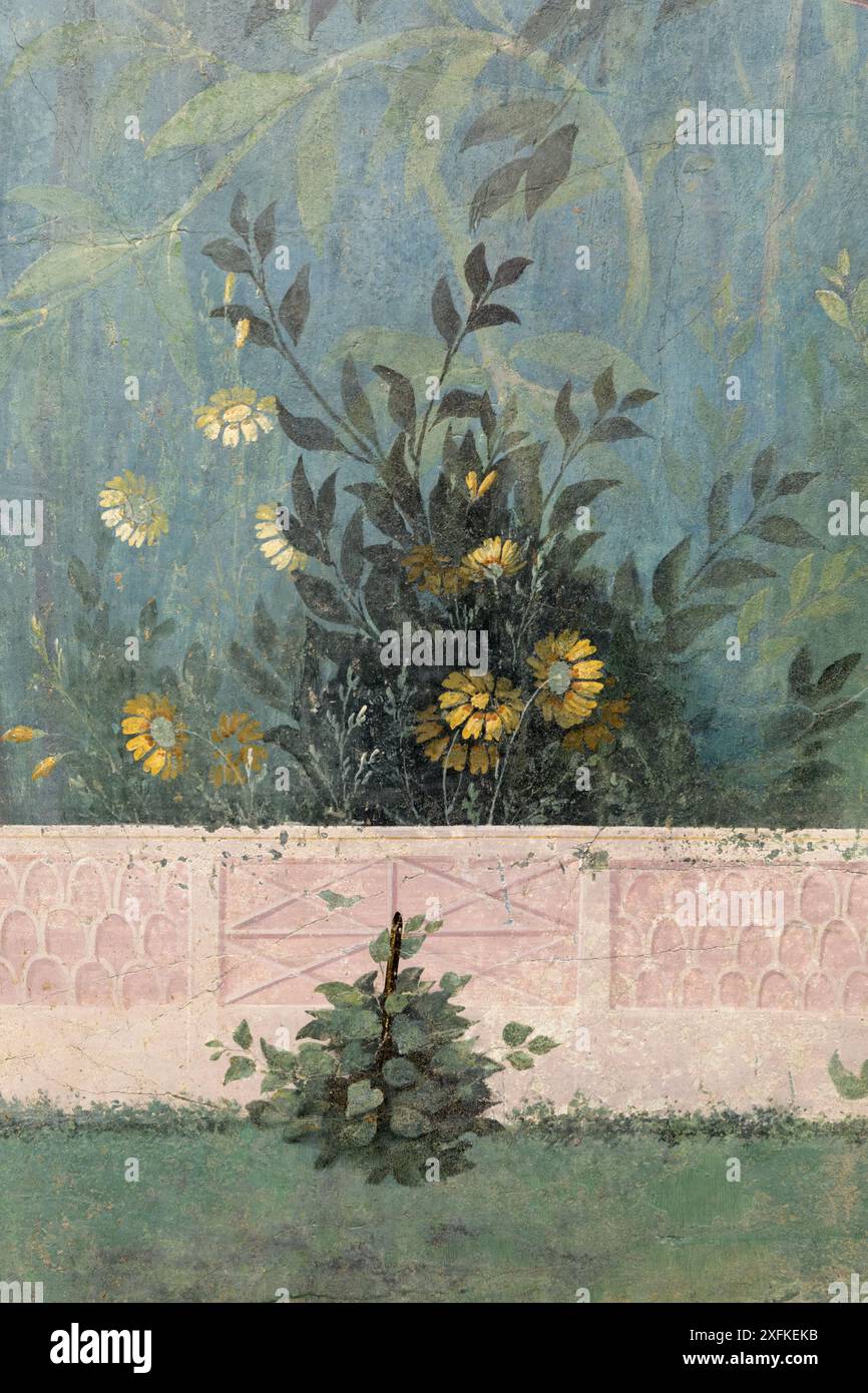 Villa of Livia - Garden Room Fresco. Rome, Italy Stock Photo - Alamy