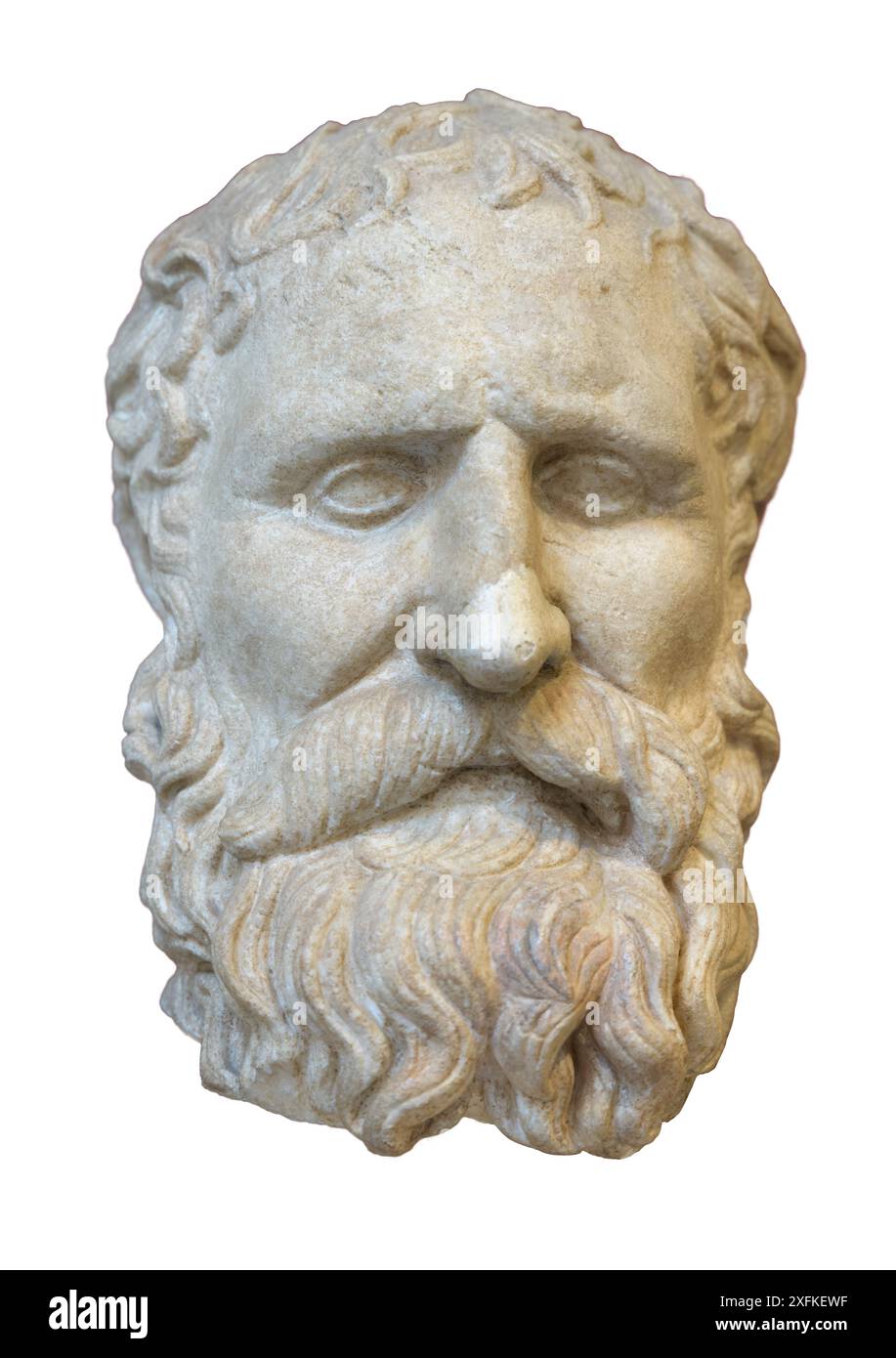 Head of Bearded man (probably Greek philosopher Diogenes the Cynic ...
