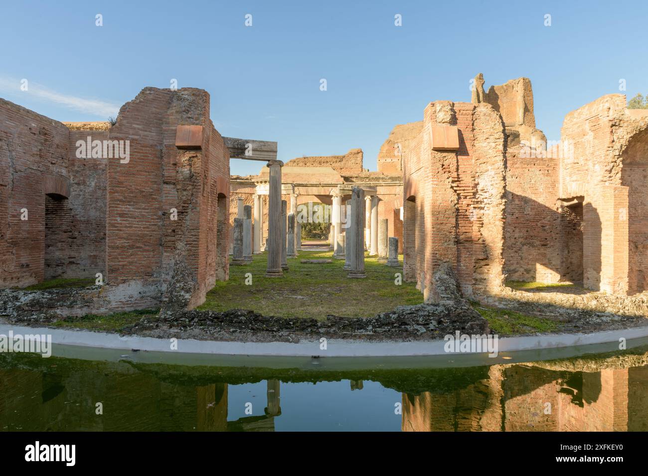 Hadrian's Villa (Villa Adriana; Villa Hadriana) - The Maritime theatre ...