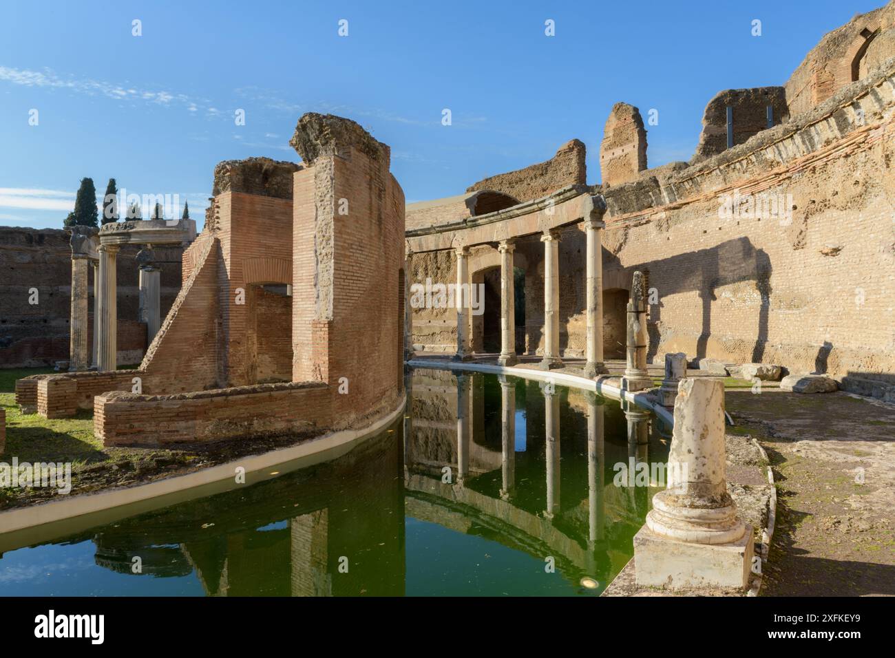 Hadrian's Villa (Villa Adriana; Villa Hadriana) - The Maritime theatre ...