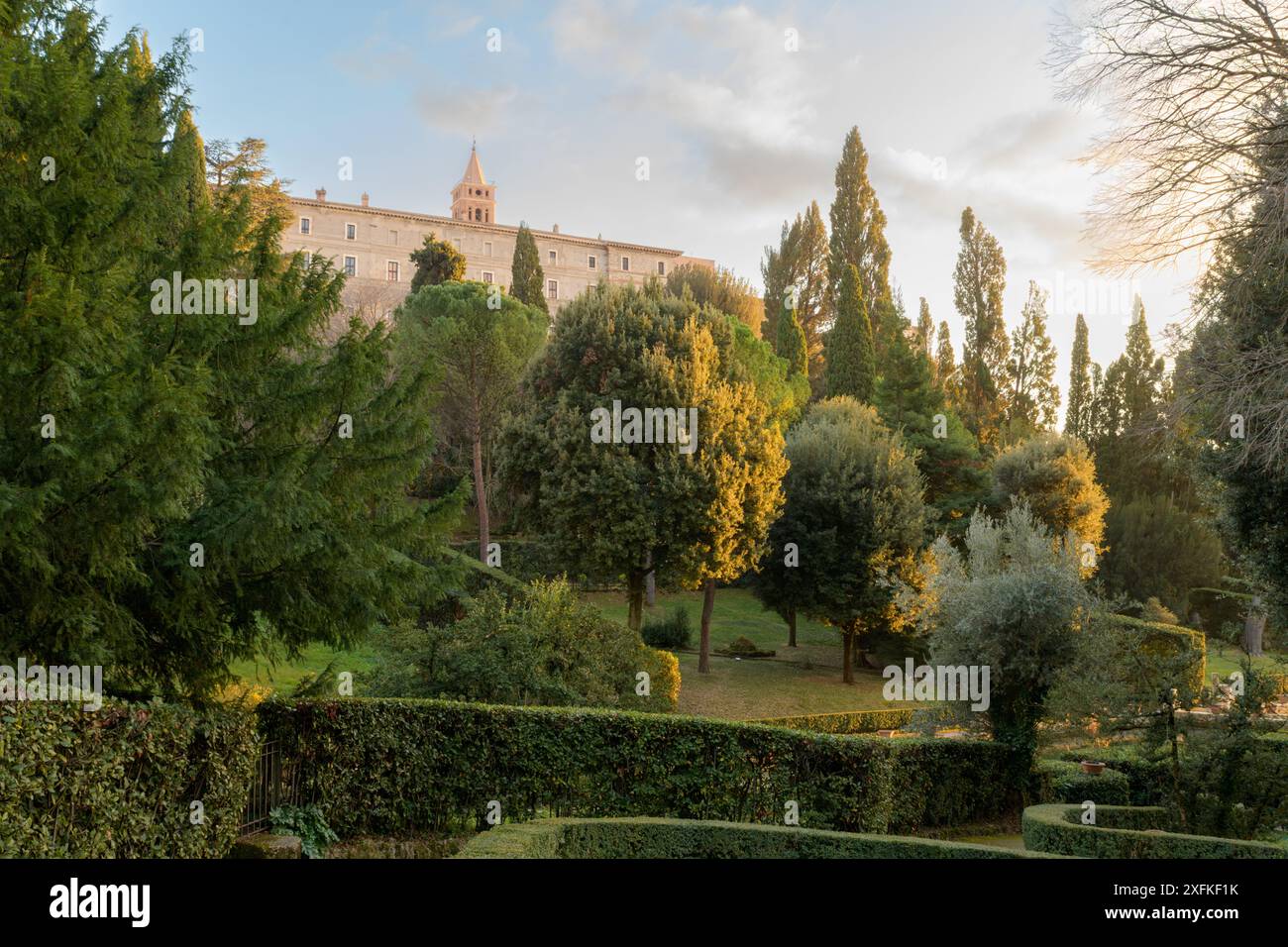 Villa d'Este, Tivoli, Italy. Italian Renaissance garden and fountains ...