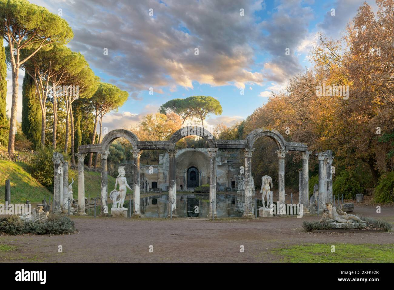 Hadrian's Villa (Villa Adriana; Villa Hadriana) - The Canopus and ...