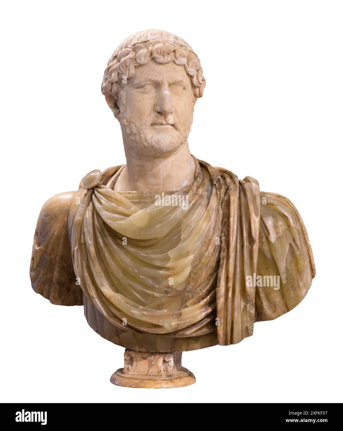 Bust of Roman emperor Hadrian - Publius Aelius Hadrianus. Tivoli, Italy ...