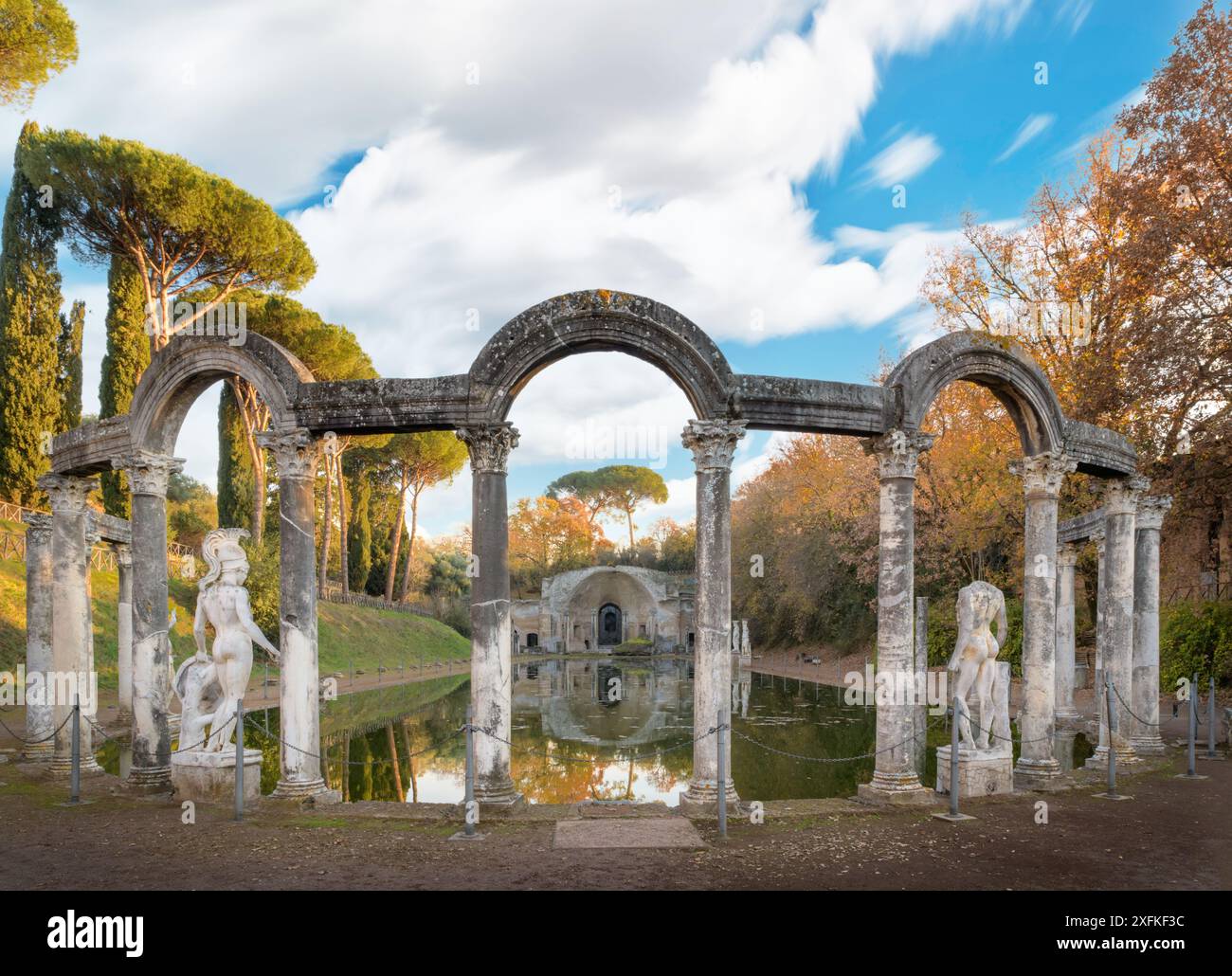 Hadrian's Villa (Villa Adriana; Villa Hadriana) - The Canopus and ...