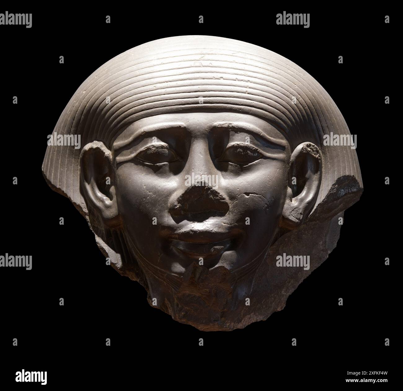 Mask of a sacrophagus of a priest Psammetek, Memphis, XXVI dynasty ...