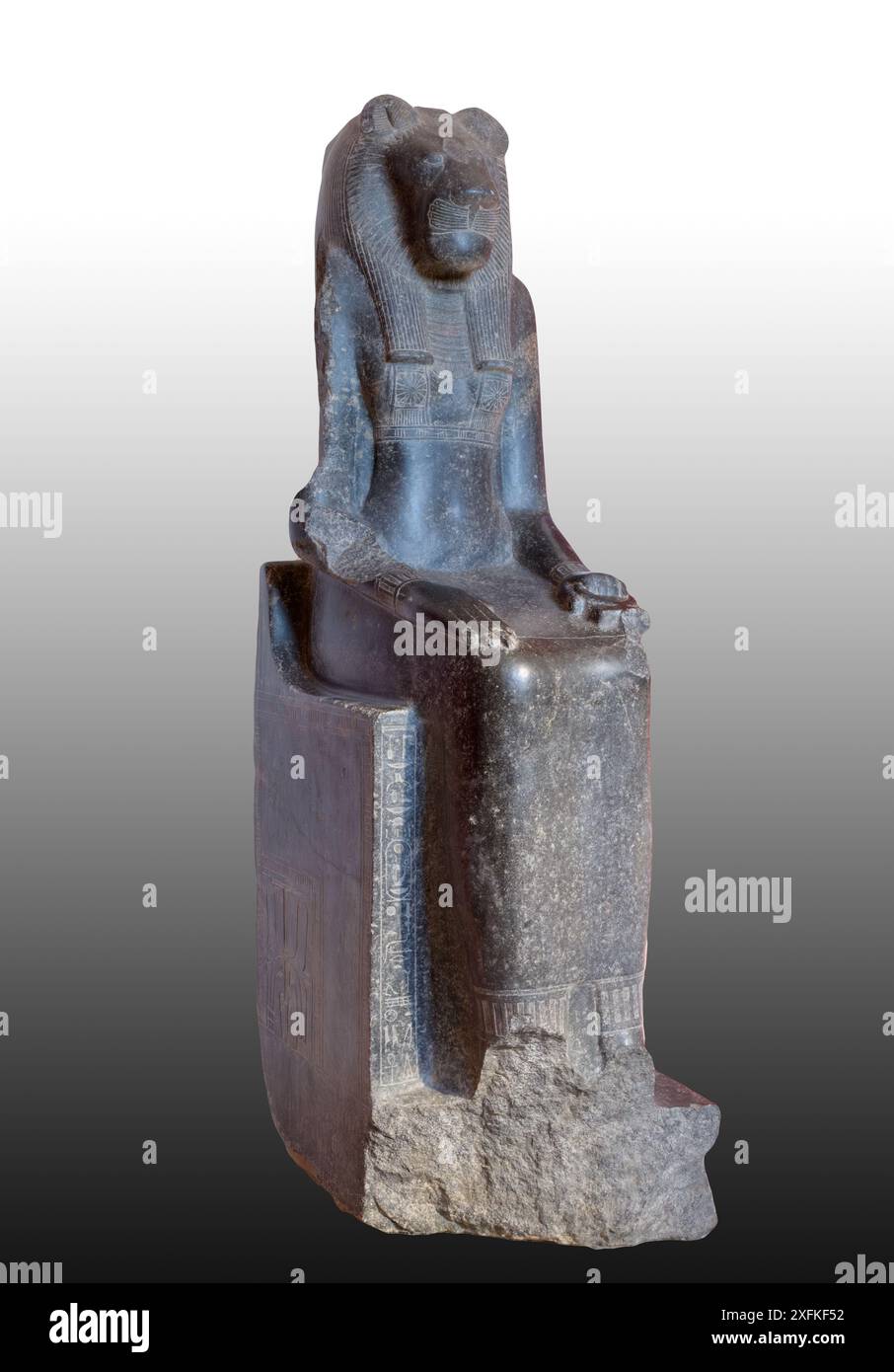 Statue of the goddess lioness Sekhmet, from Karnak (temple of Mut ...