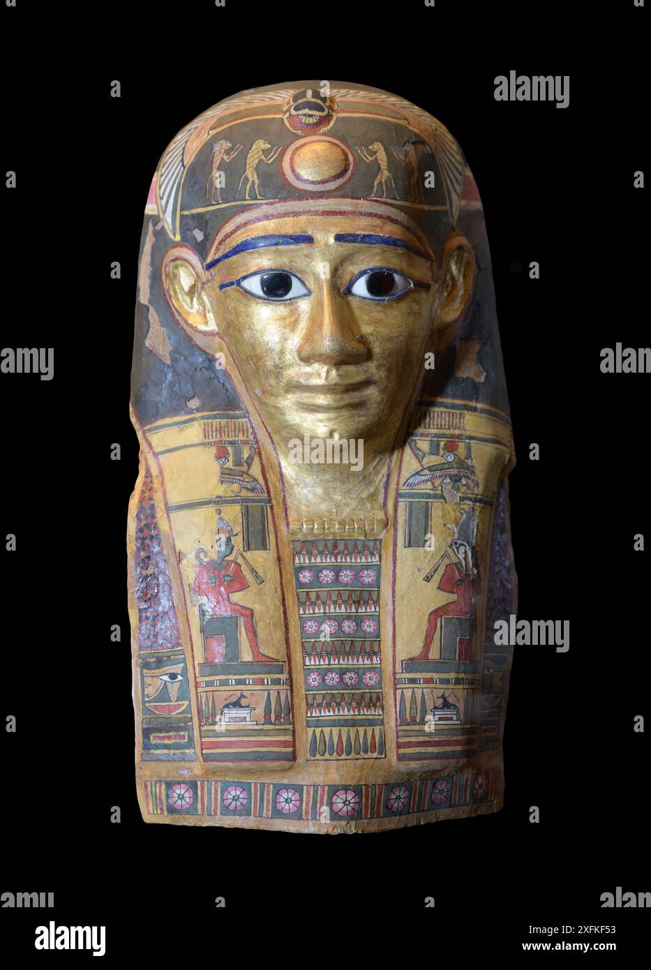 Funerary mask of Nymaatre isolated Stock Photo - Alamy
