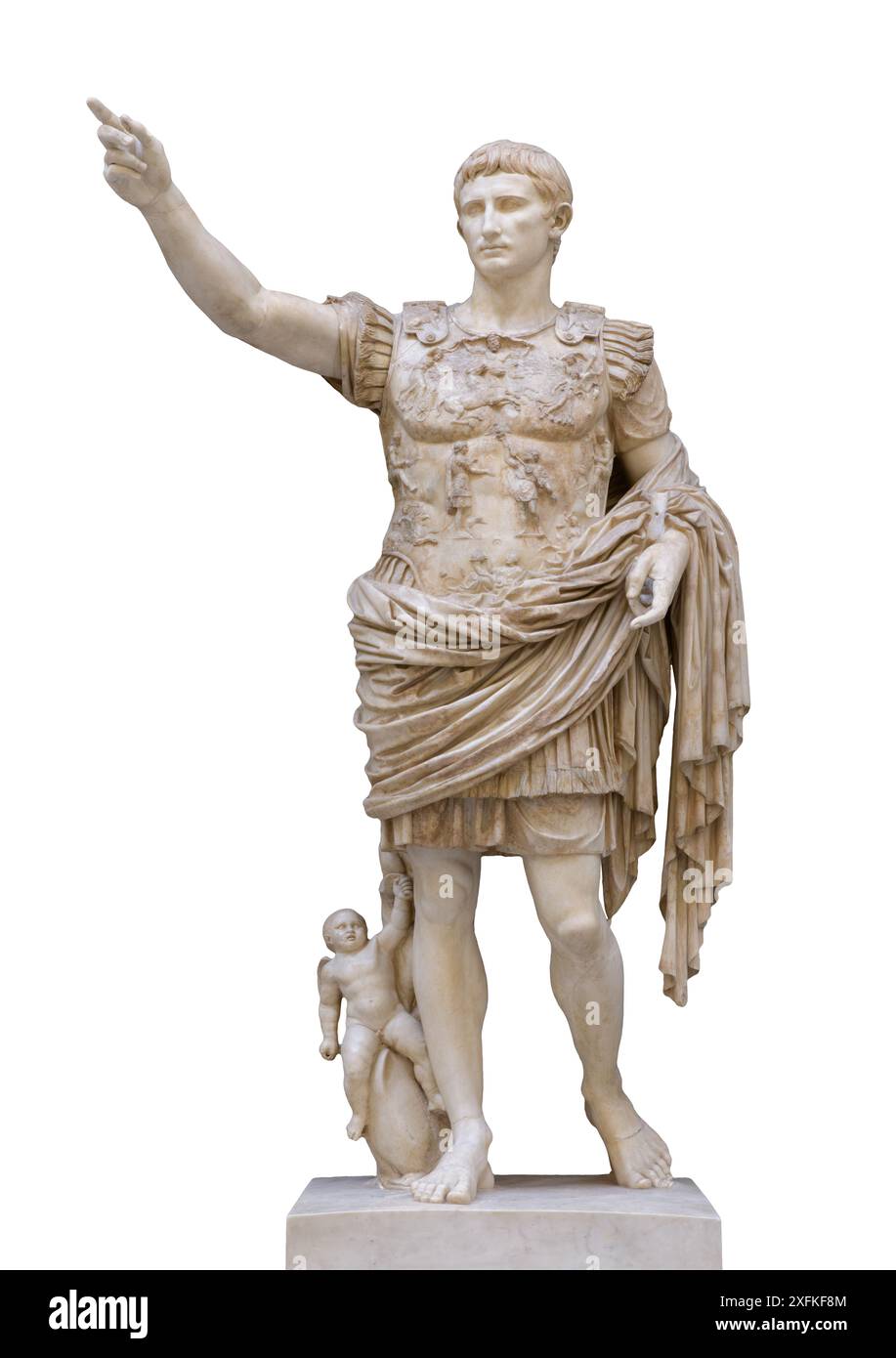 The Augustus of Prima Porta (Augusto di Prima Porta) is statue of the ...