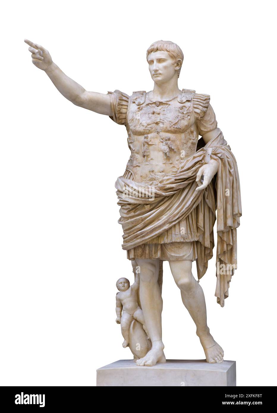 The Augustus of Prima Porta (Augusto di Prima Porta) is statue of the ...