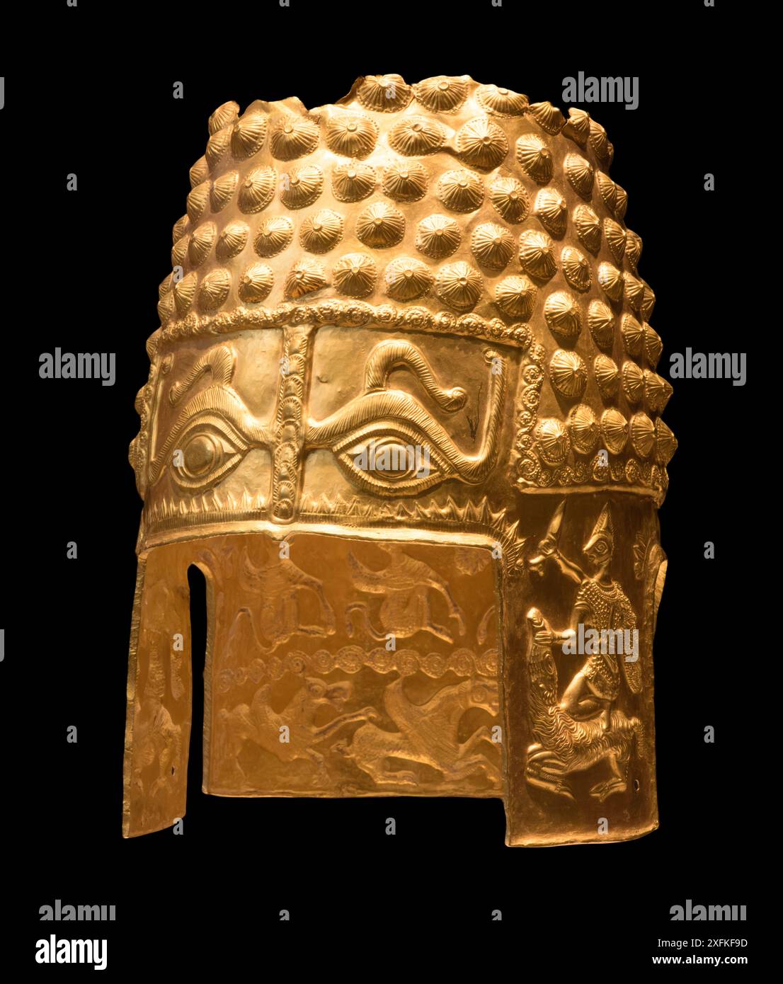 The Golden Helmet of Cotofenesti - Geto-Dacian helmet dating from the ...