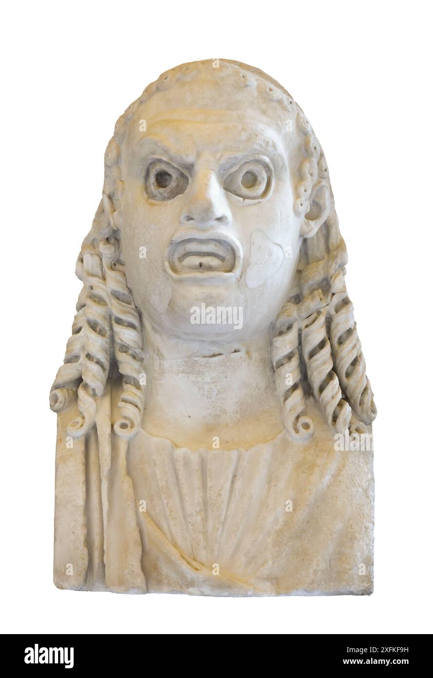 Greek actor mask Cut Out Stock Images & Pictures - Alamy