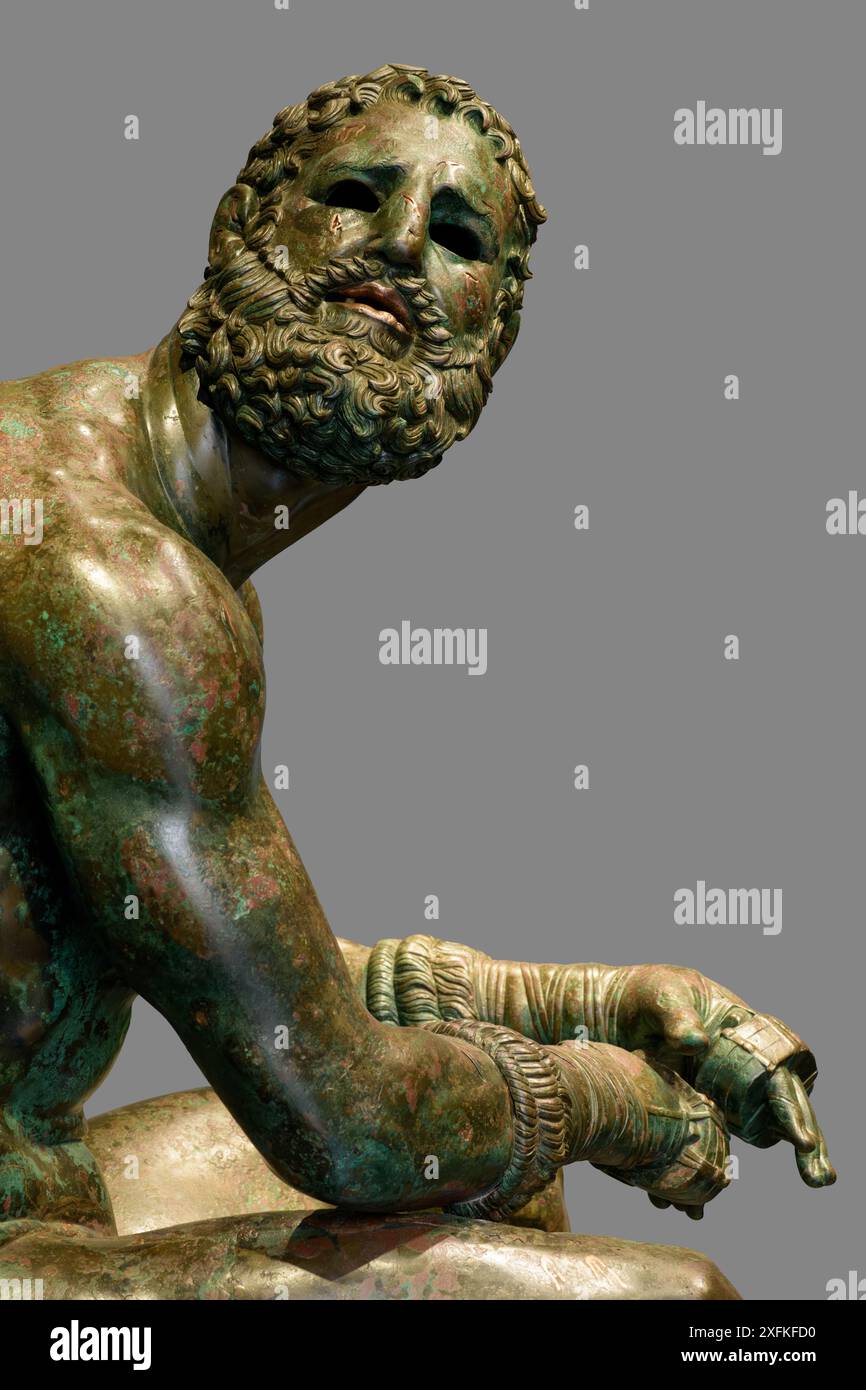 The Boxer at Rest, also known as the Terme Boxer, Seated Boxer ...