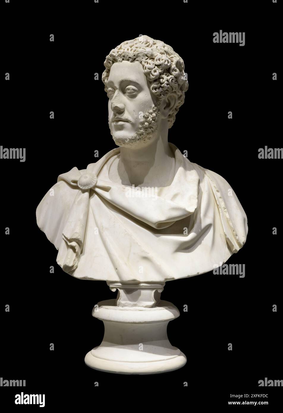 Bust of Roman emperor Commodus. Rome Stock Photo - Alamy