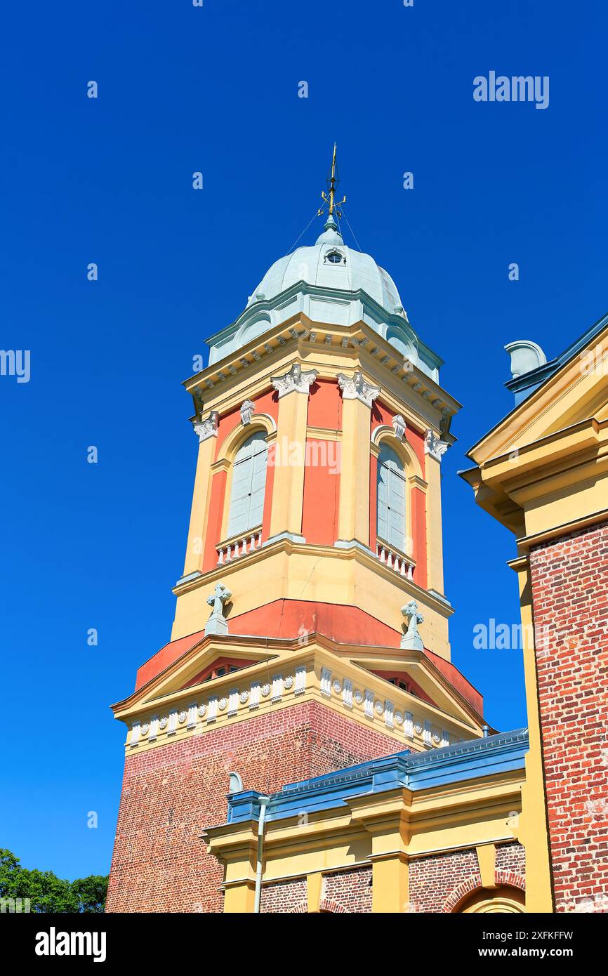 The spectacular red-brick Kanta-Loimaa Church in Hirvikoski, Loimaa ...