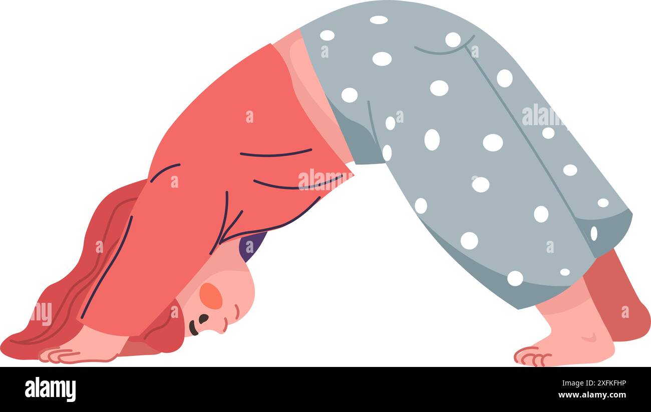 Yoga dog woman Stock Vector Images - Alamy