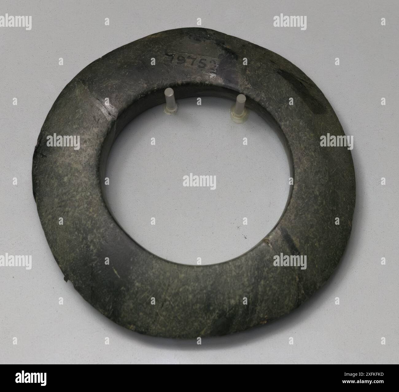 Stone ring, neolithic age. Fuction unclear. Italy Stock Photo - Alamy