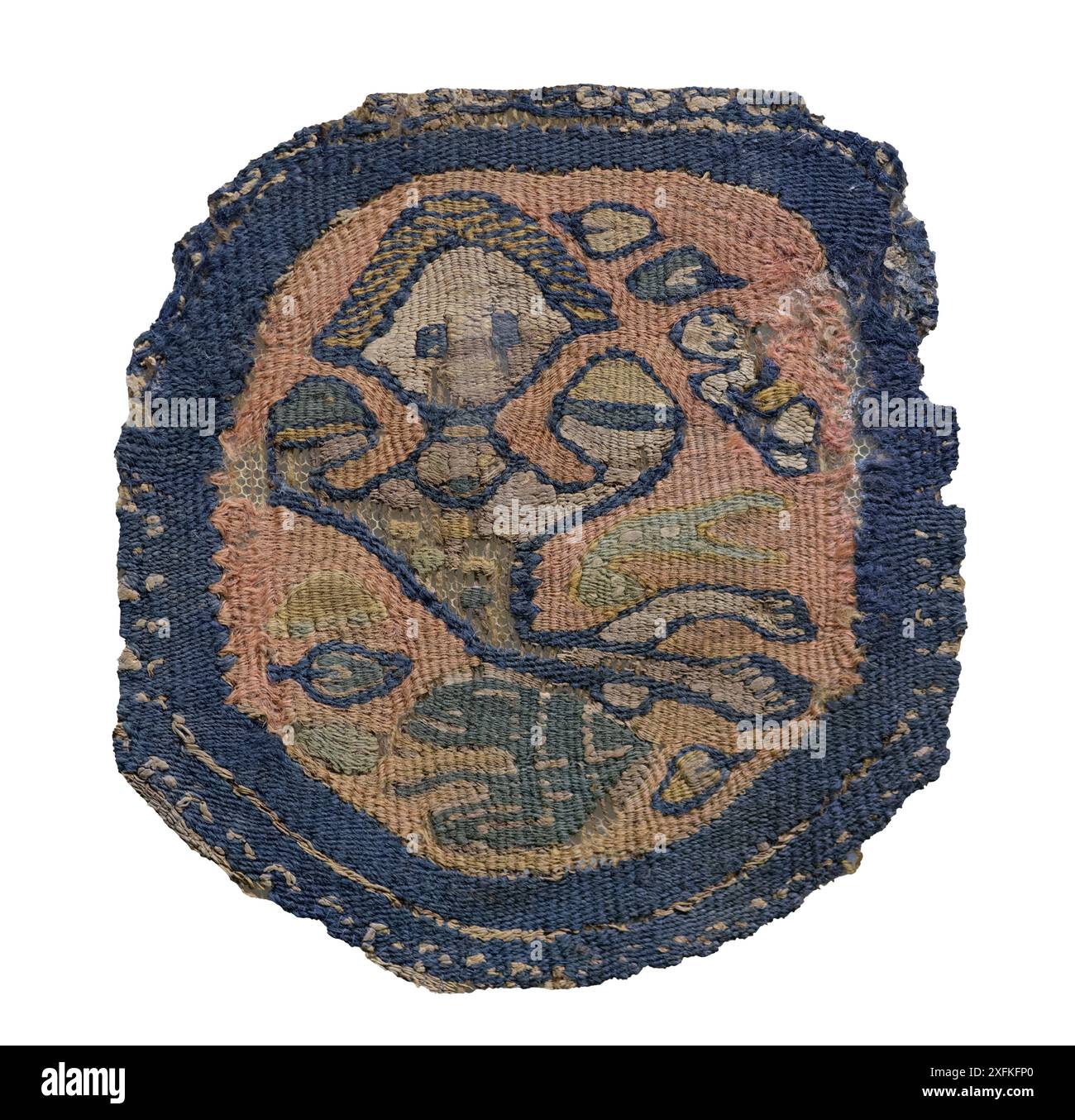 Coptic Textile Fragment. Made in Egypt 3rd–5th century Stock Photo - Alamy