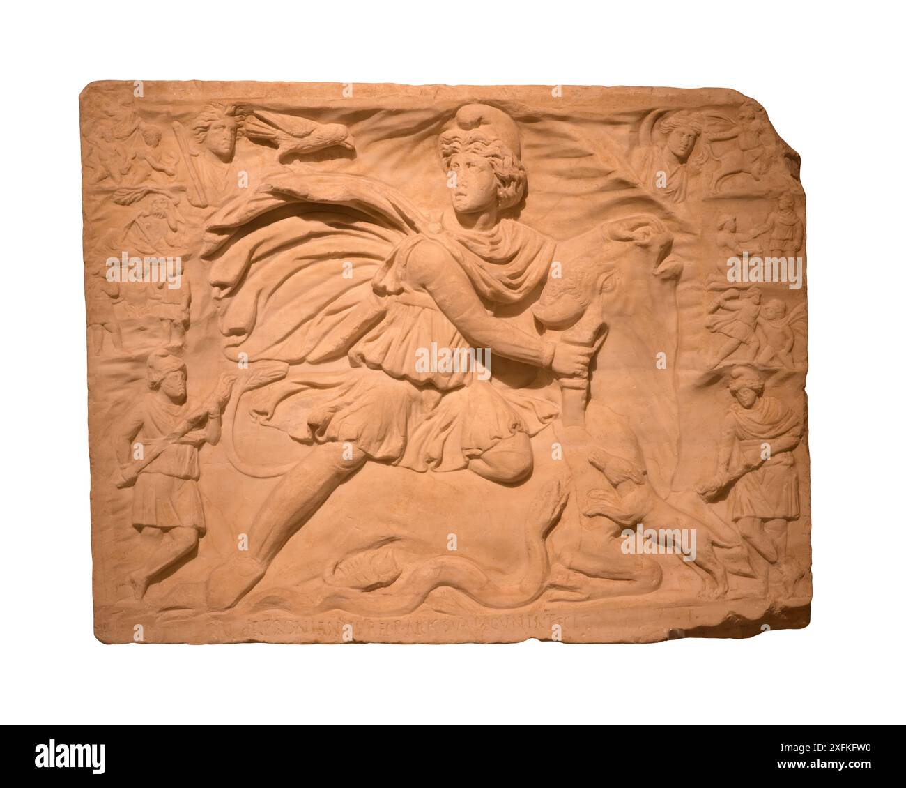 Mithras: relief of the slaying of the bull, whose blood fertilizes the ...