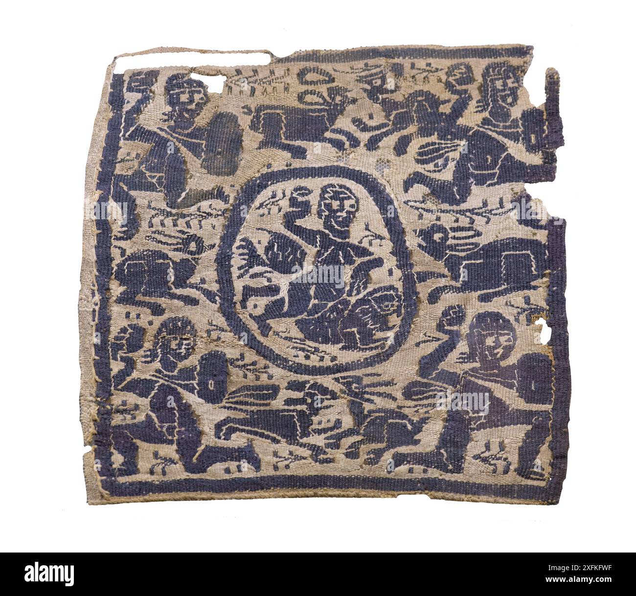 Coptic Textile Fragment. Made in Egypt 3rd–5th century Stock Photo - Alamy