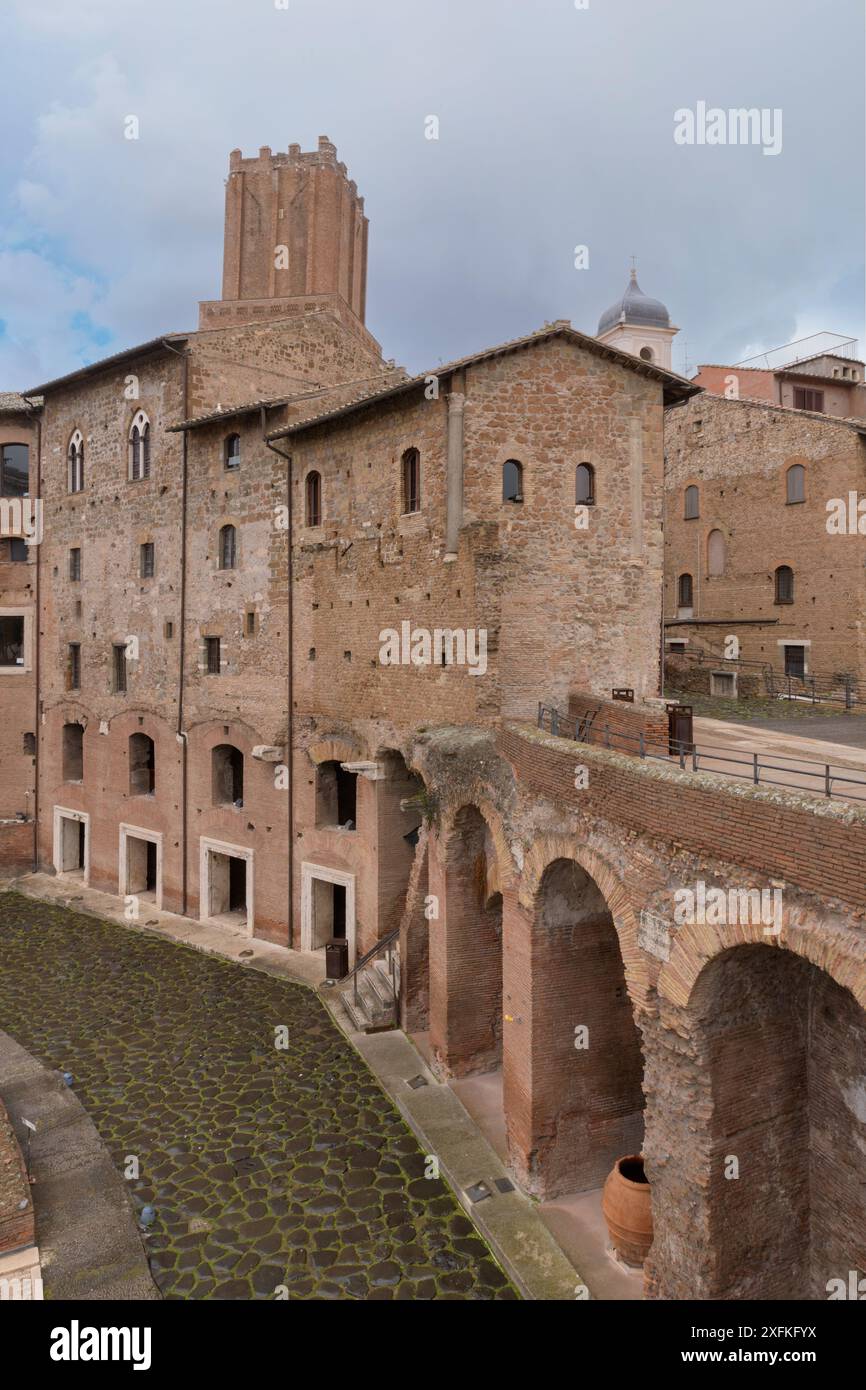 The Torre delle Milizie ("Tower of the Militia") fortified tower in ...