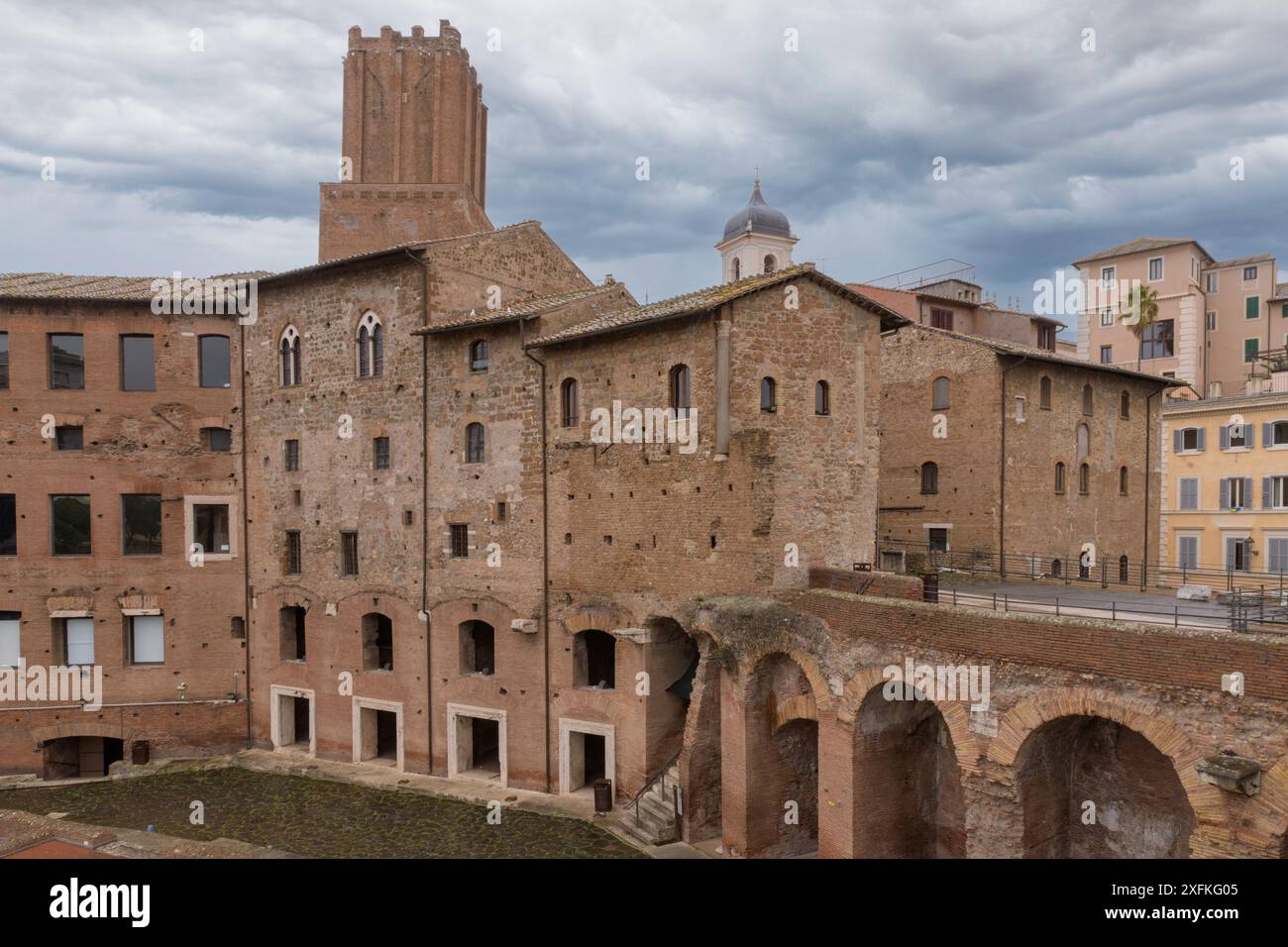 The Torre delle Milizie ("Tower of the Militia") fortified tower in ...