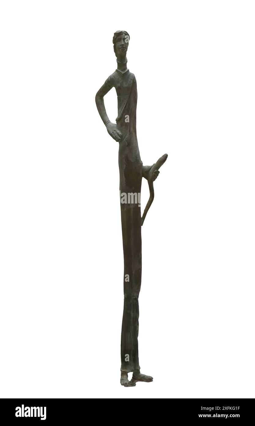 Etruscan 'Evening Shadow' Figure Sculpture. The Etruscan bronze figure ...
