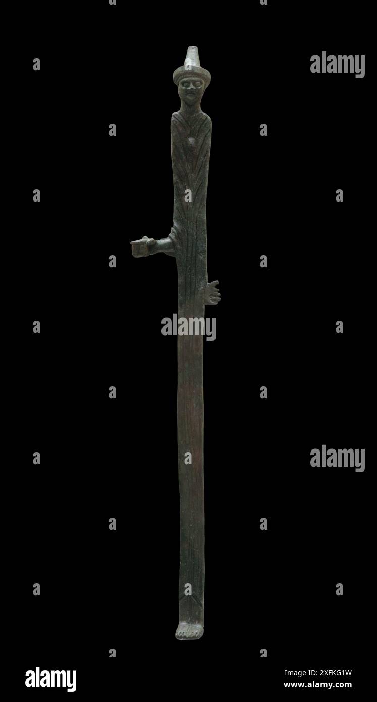 Etruscan 'Evening Shadow' Figure Sculpture. The Etruscan bronze figure ...