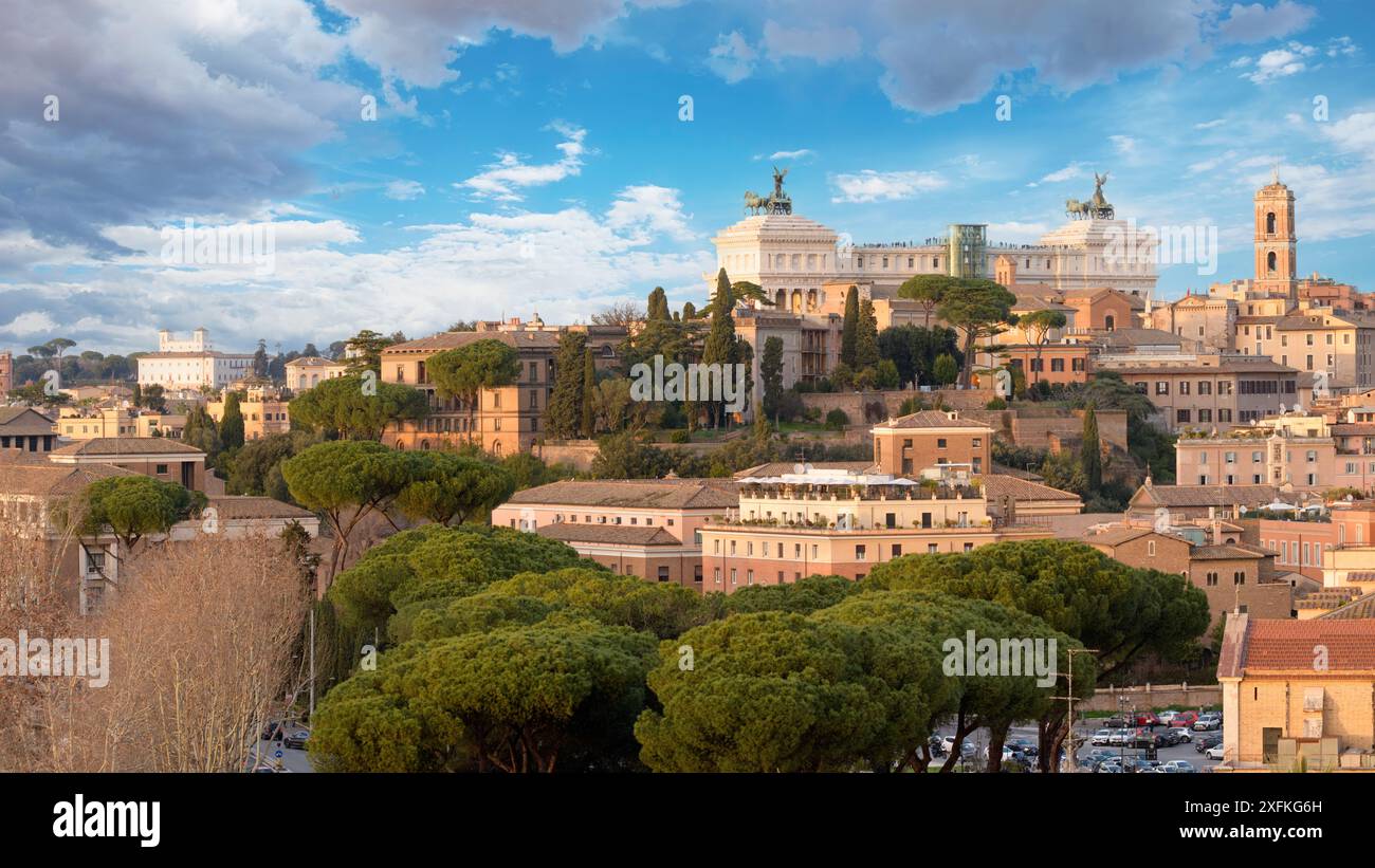 The Capitolium or Capitoline Hill. View from the Orange Trees Garden ...