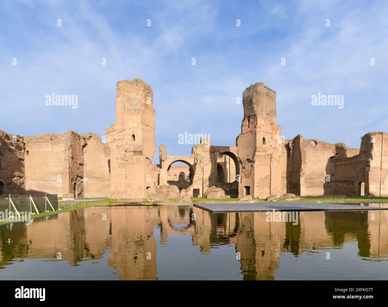 The Baths of Caracalla (Terme di Caracalla) in Rome, Italy. The baths ...