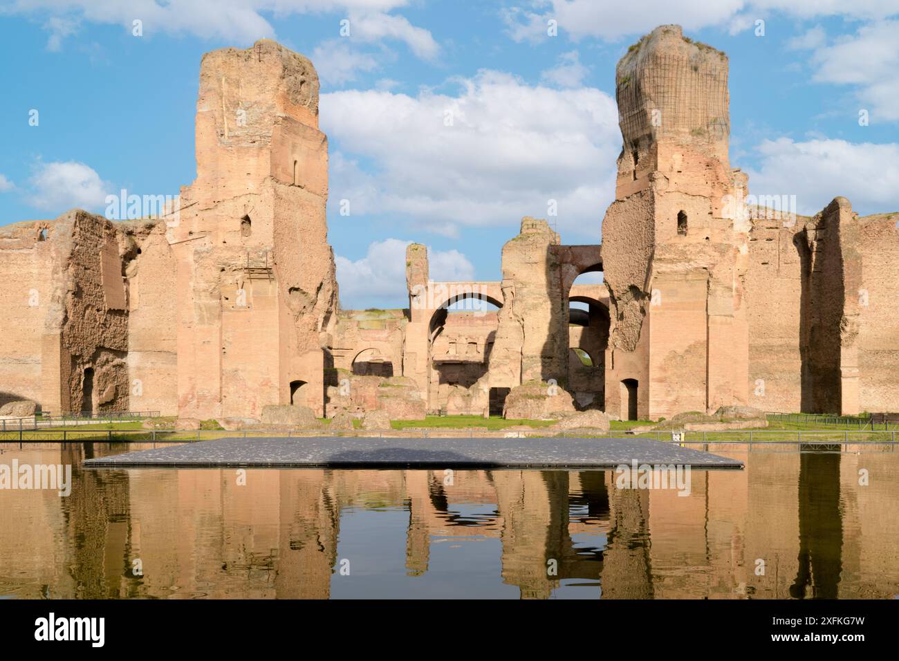 The Baths of Caracalla (Terme di Caracalla) in Rome, Italy. The baths ...