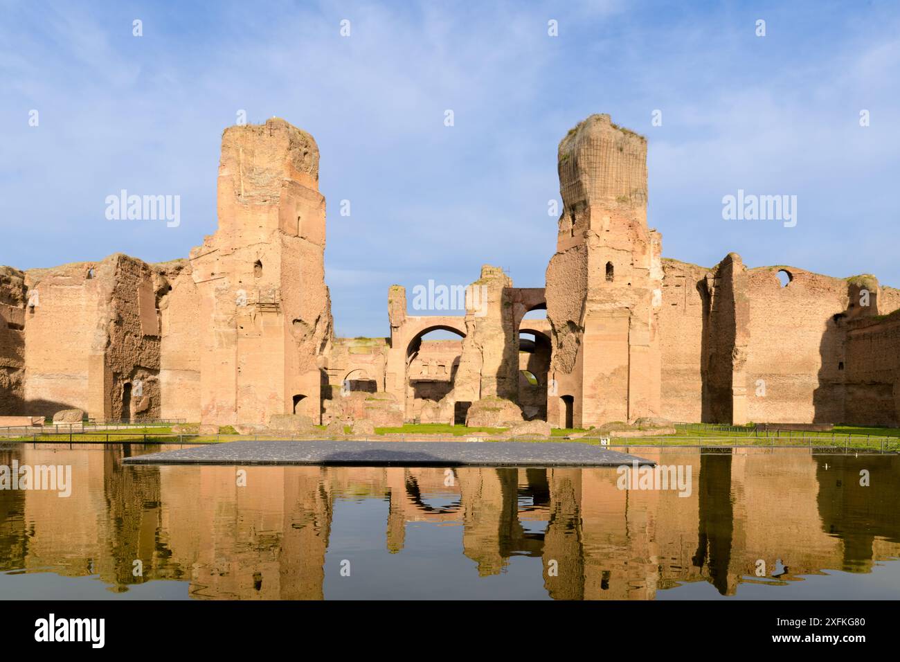 The Baths of Caracalla (Terme di Caracalla) in Rome, Italy. The baths ...