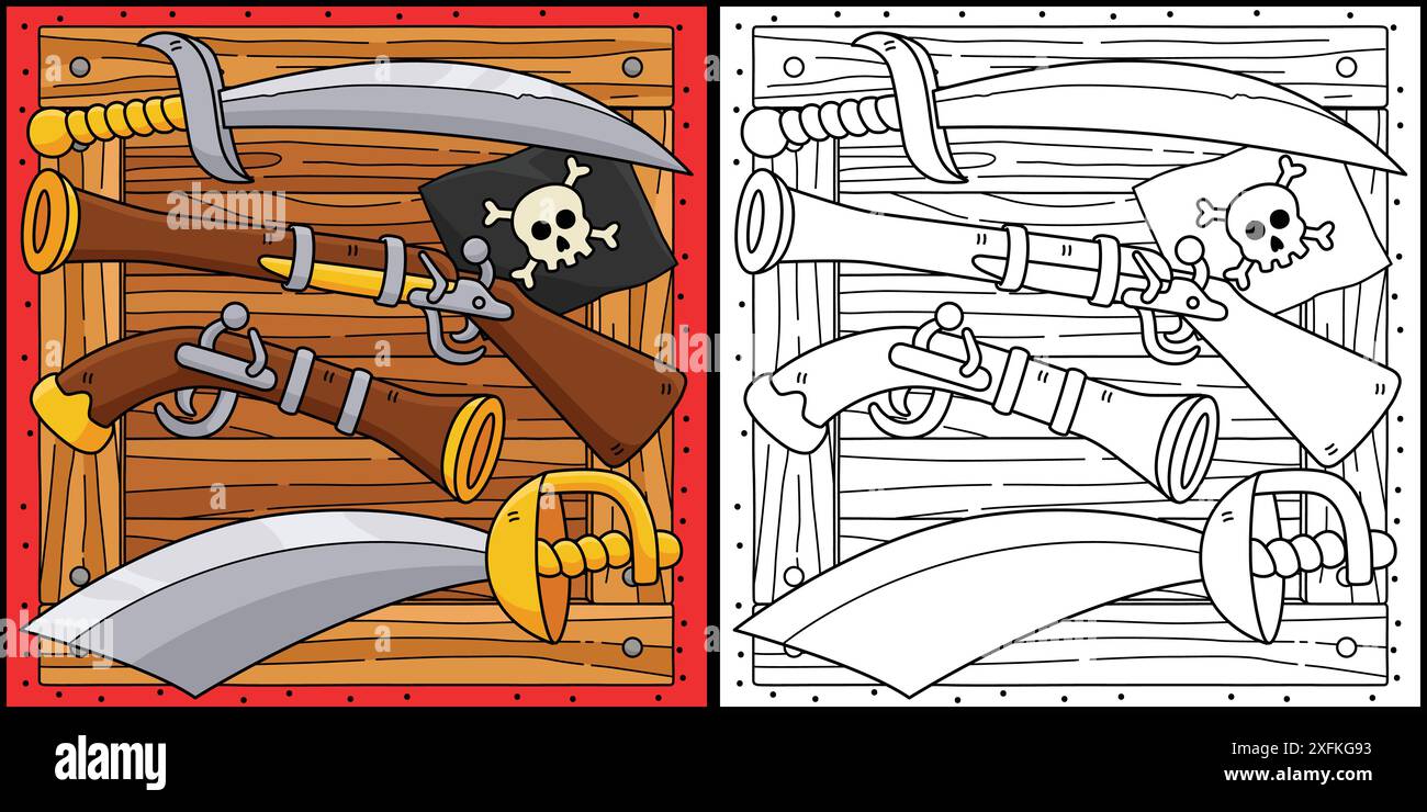 Coloring Pages Weapons