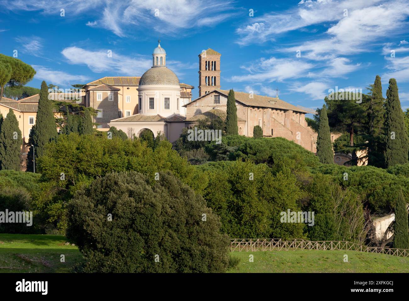 The Caelian Hill (Collis Caelius; Celio) is one of seven hills of Rome ...