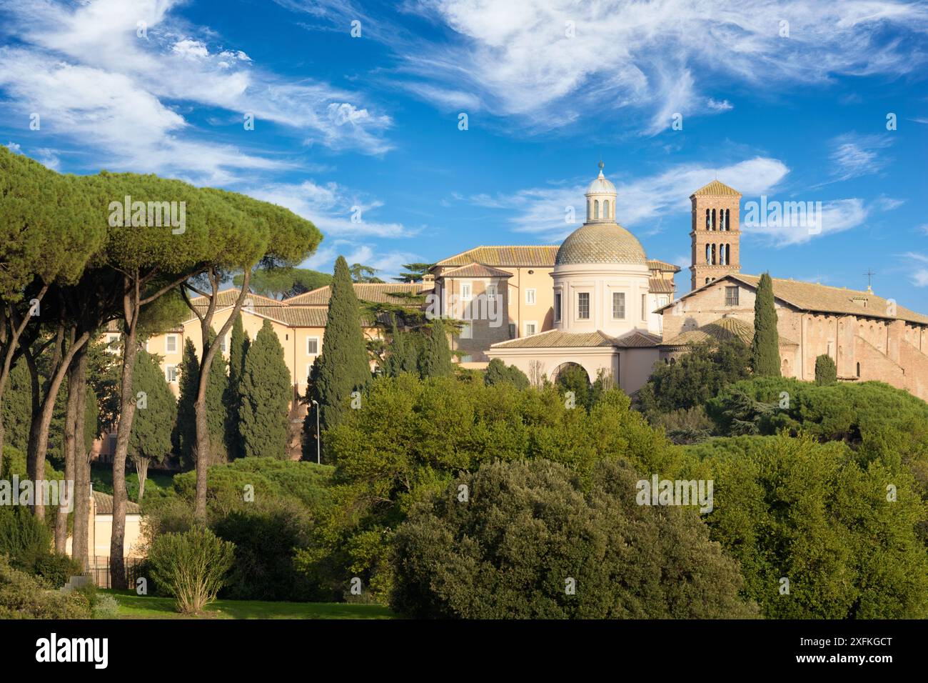 The Caelian Hill (Collis Caelius; Celio) is one of seven hills of Rome ...